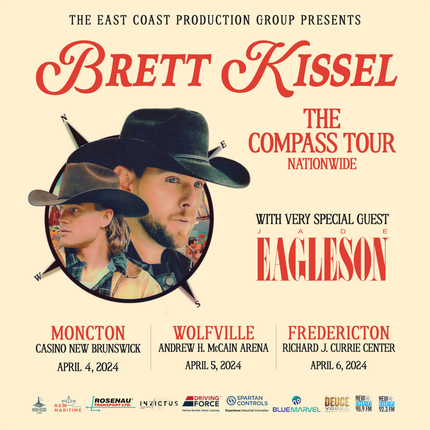 Brett Kissel's: The Compass Tour - The East Coast Production Group